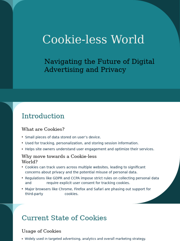 Cookie-Less World | PDF | Http Cookie | Privacy