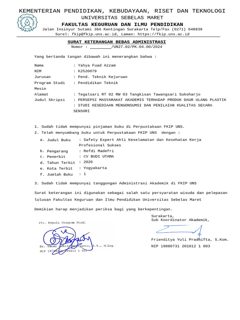 Bebas Administrasi-1-4-4 - Eko Bayu Seno | PDF