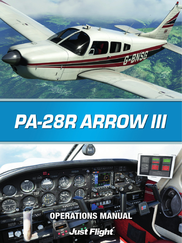 PA-28R Arrow III MSFS Manual | PDF | Landing Gear | Aviation