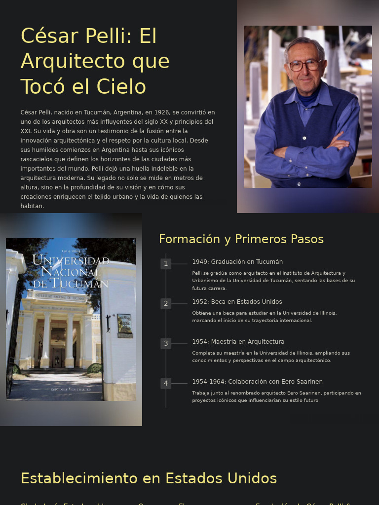 Cesar Pelli El Arquitecto Que Toco El Cielo. | PDF | Hogar, jardinería ...