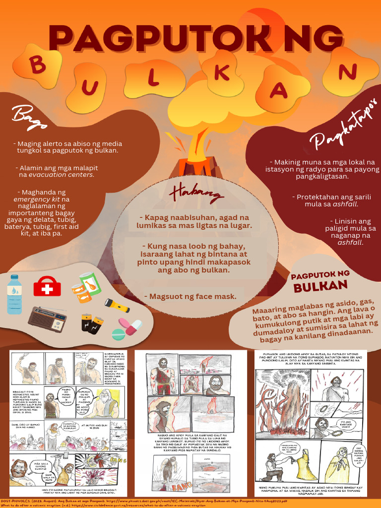 Maging Alerto Sa Abiso NG Media Tungkol Sa Pagputok NG Bulkan. | PDF