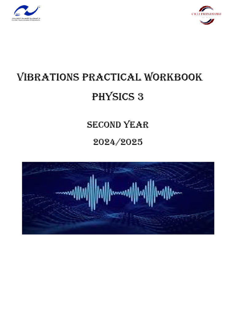 Vibrations Practical Workbook Lab 1 | PDF | Oscillation | Damping
