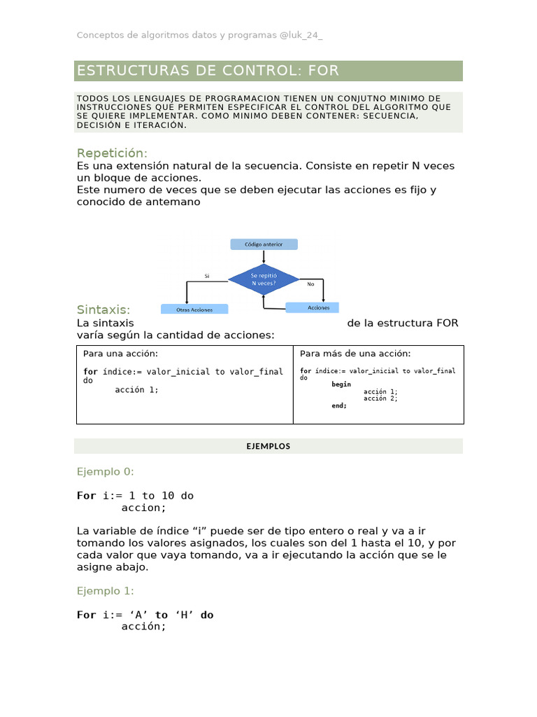 Apunte Pascal | PDF | Lenguaje de programación | Variable (informática)