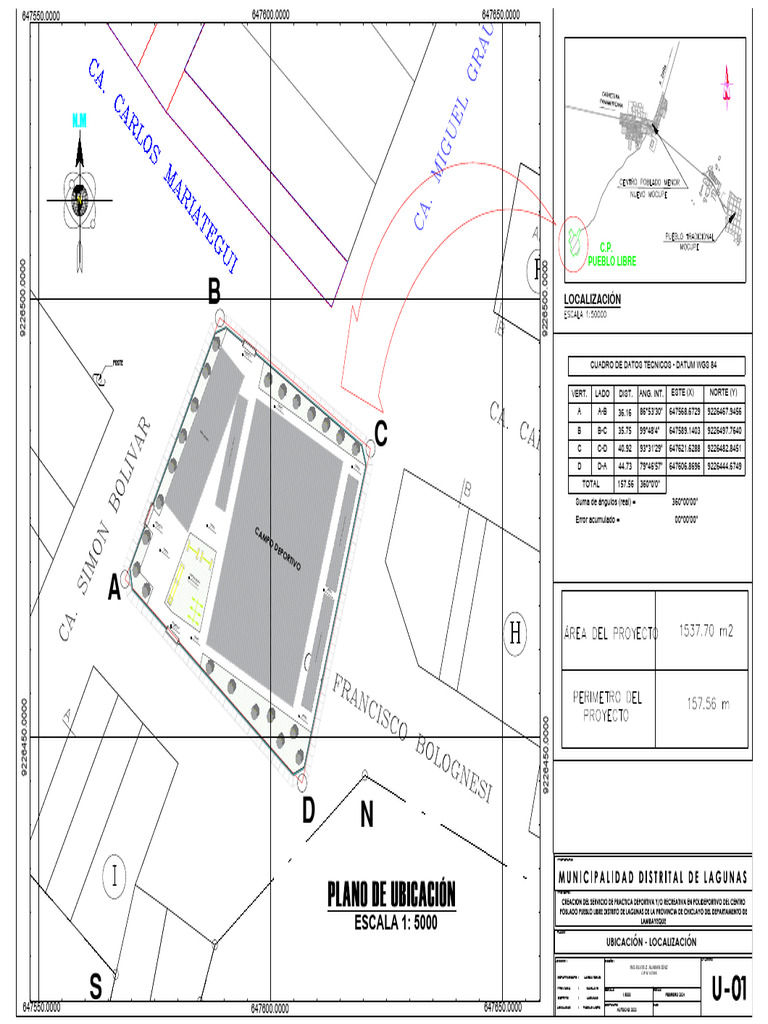 12.1. PLANO DE UBICACIÓN Y LOCALIZACIÓN-Layout1 | PDF