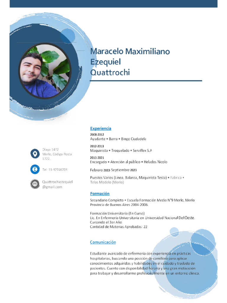 CV Quattrochi Marcelo | PDF
