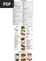 Tokyo Cafe Menu | PDF | Sushi | Salad