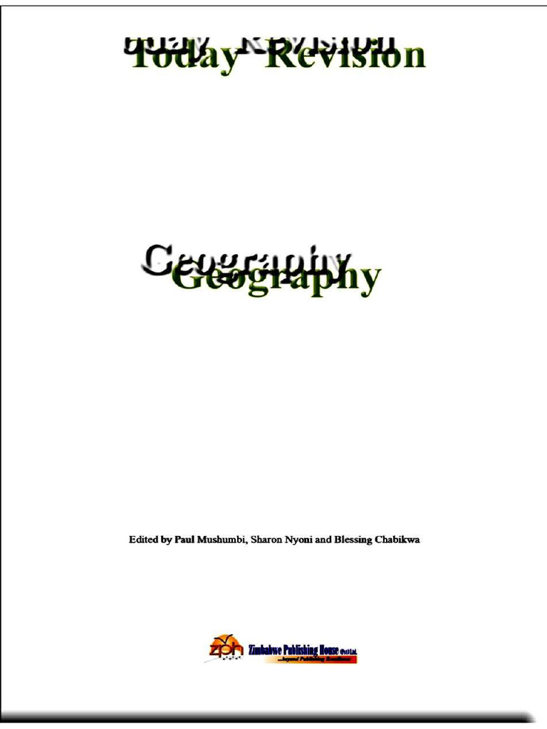 Today Revision Geography Textbook Book 4 | PDF