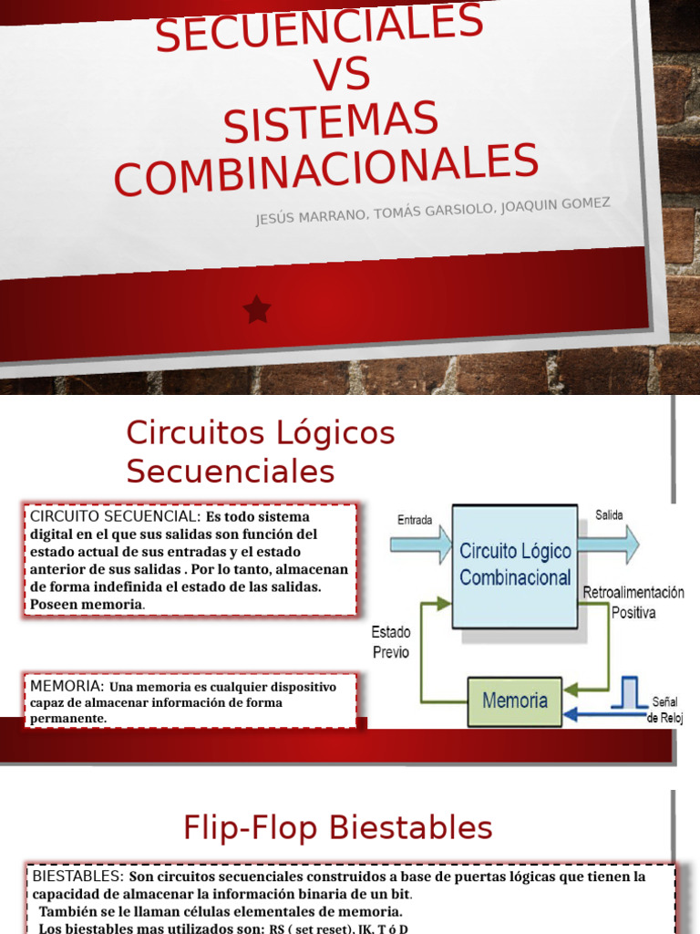 Sistemas Secuenciales Electronica Jesus Marrano | PDF | Puerta lógica | Ingeniería Electrónica