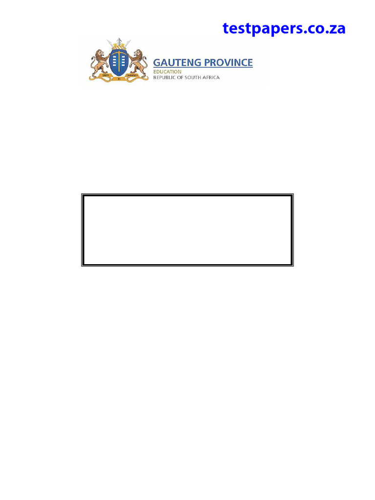 Gr10 Math P2 (English) June 2018 Question Paper | PDF | Mathematics