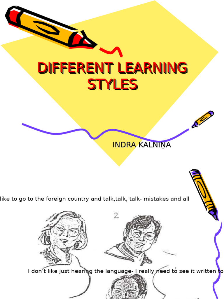 Different Types of Learners and Teachers | PDF | Learning Styles | Lateralization Of Brain Function