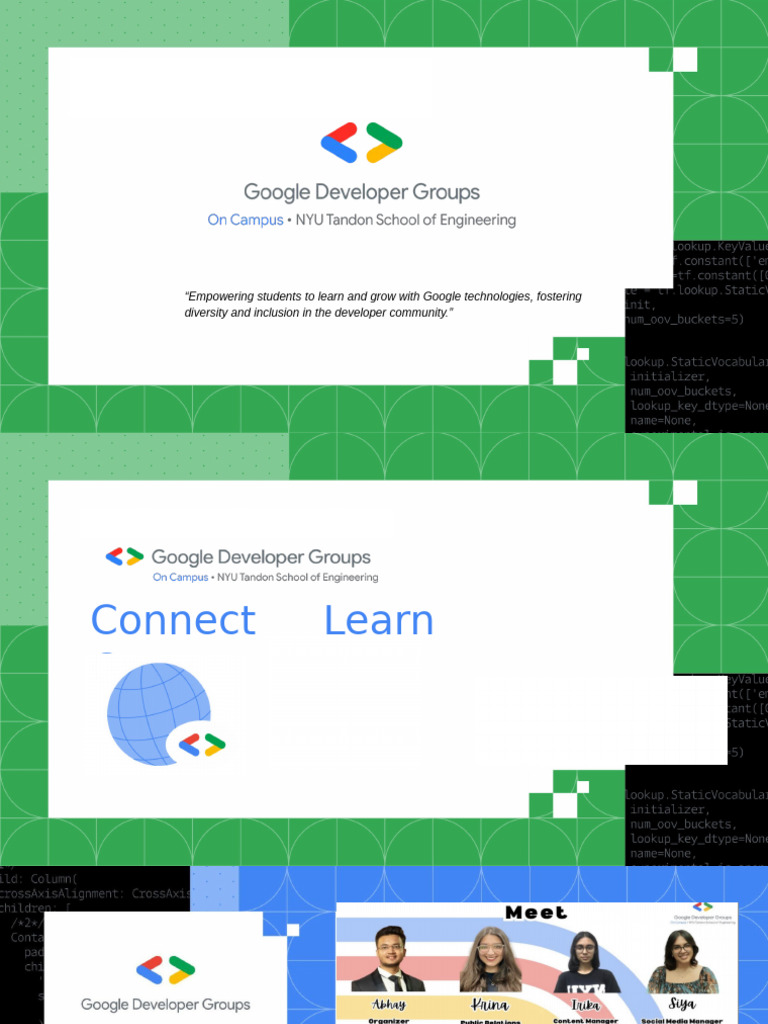 Info Session - GDG On Campus NYU Tandon | PDF