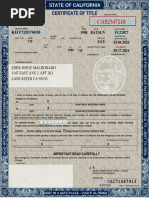 CA DMV Form 262 | PDF | Department Of Motor Vehicles | Vehicles