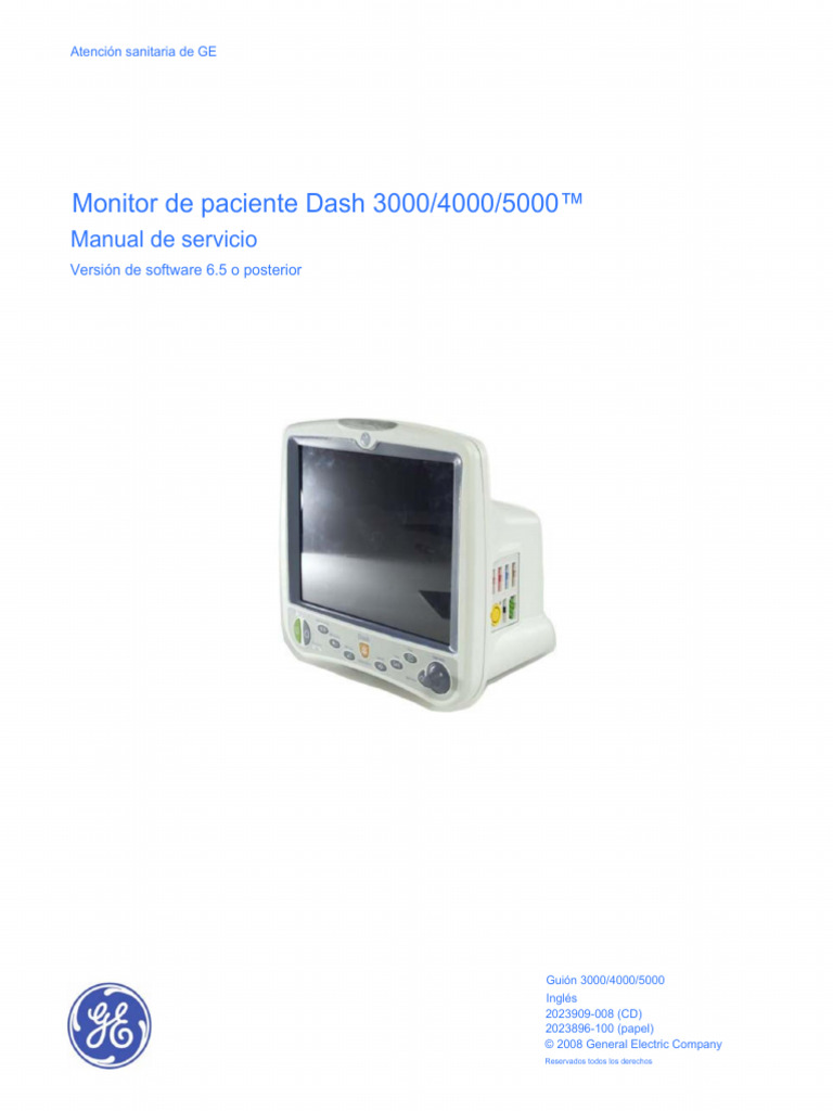 Manual de Servicio Dash 3000/4000/5000 | PDF | Diodo emisor de luz ...