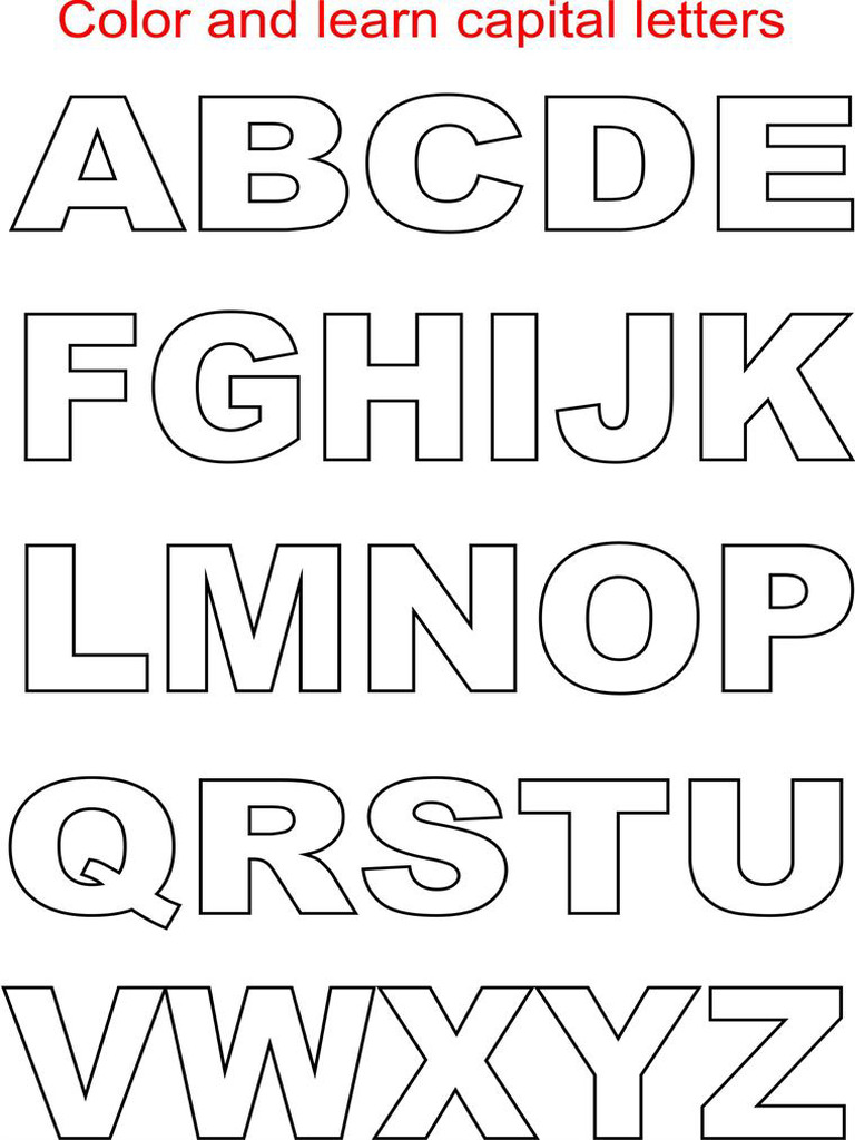 Letters of the alphabet | PDF