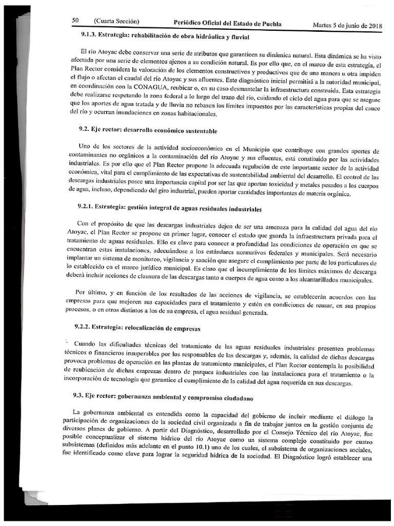 Plan Rector para El Saneamiento RA PT 2 | PDF