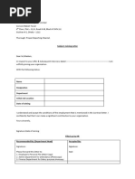 Joining Report Format for Training | PDF