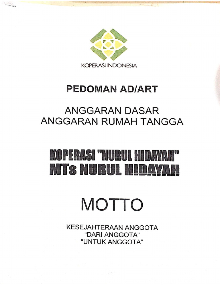 94 AD ART Koperasi-1-6 | PDF