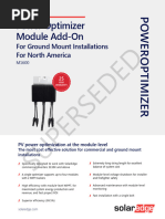 SolarEdge Power Optimizers Overview | PDF | Photovoltaics | Solar Power