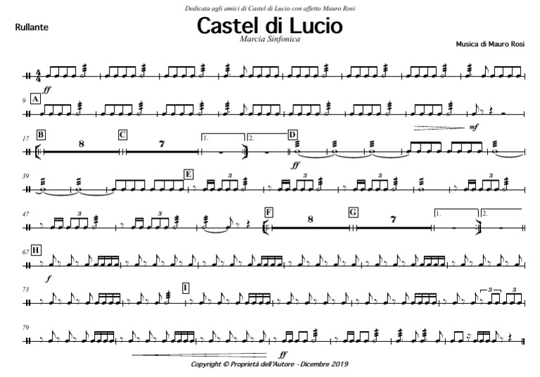 Castel Di Lucio 2 - Rullante | PDF