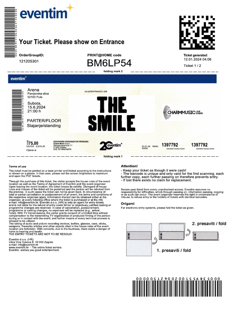 The Smile Tickets | PDF