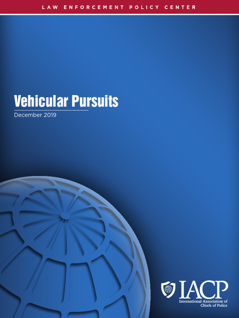 Vehicular Pursuits - 2019 | PDF | Traffic | Policy