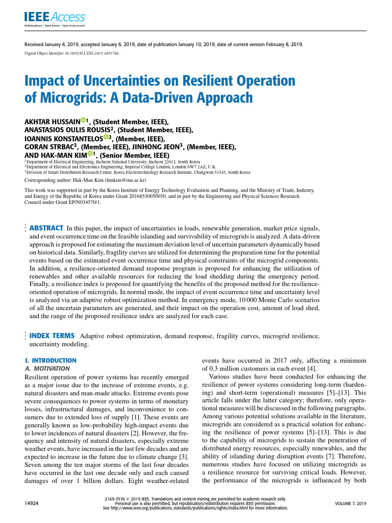 1 N Impact_of_Uncertainties_on_Resilient_Operation_of_Microgrids_A_Data-Driven_Approach | PDF ...