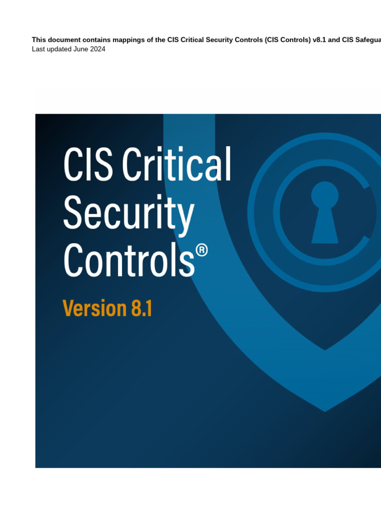 CIS Controls v8.1 Mapping To ISO - IEC 27001.2022 6 2024 07 15 | PDF ...