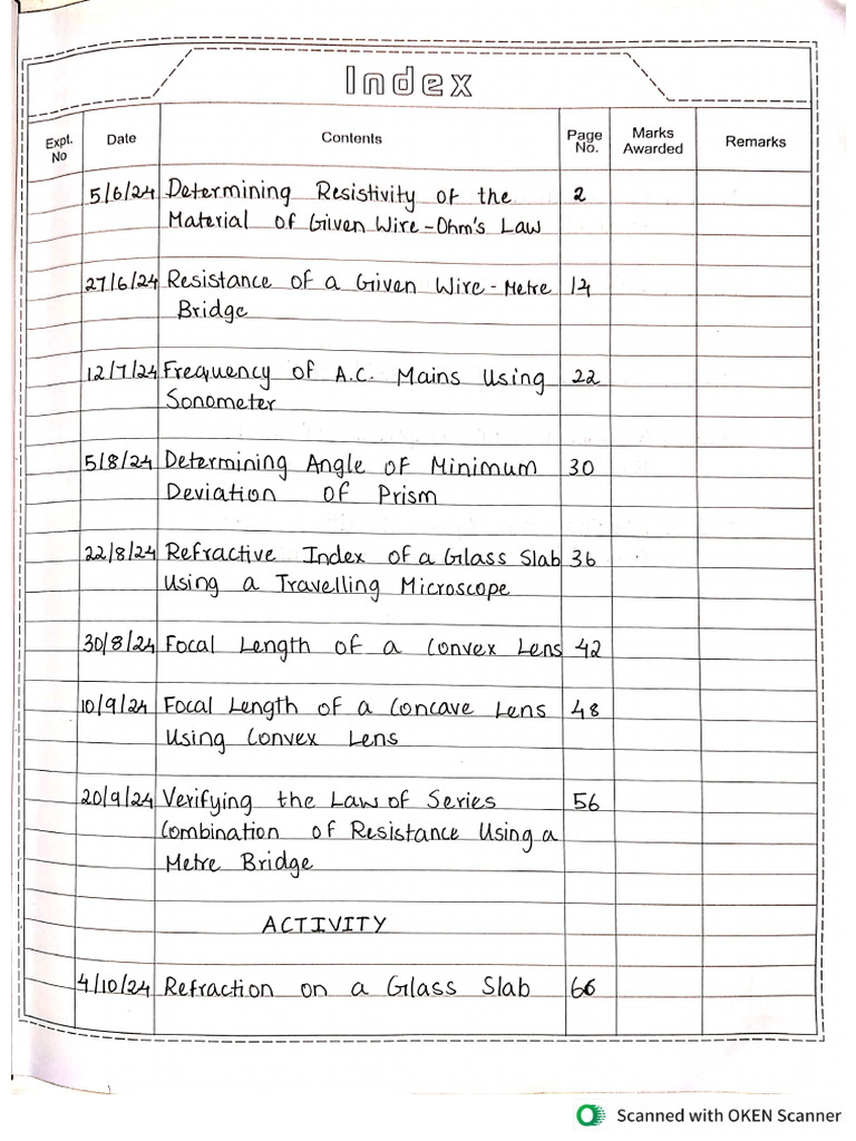 Physics Record Index | PDF