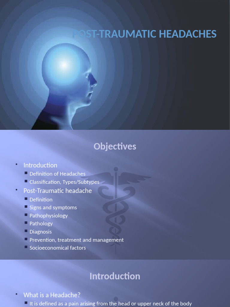 Post Traumatic 2headaches | PDF | Headache | Traumatic Brain Injury