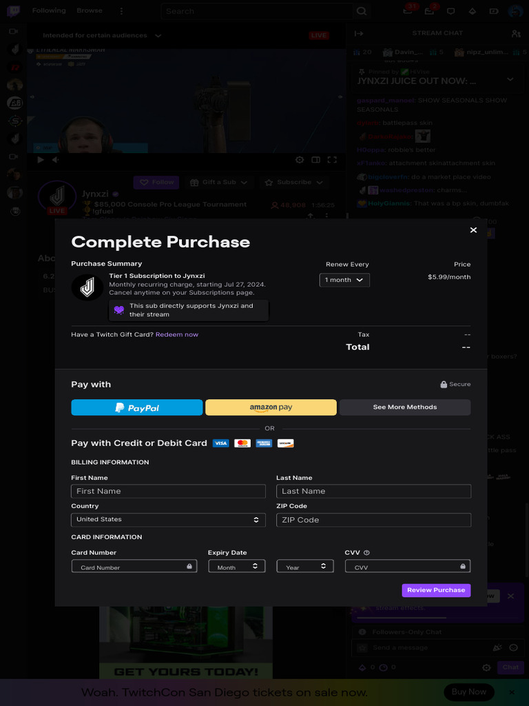 Jynxzi - Twitch | PDF