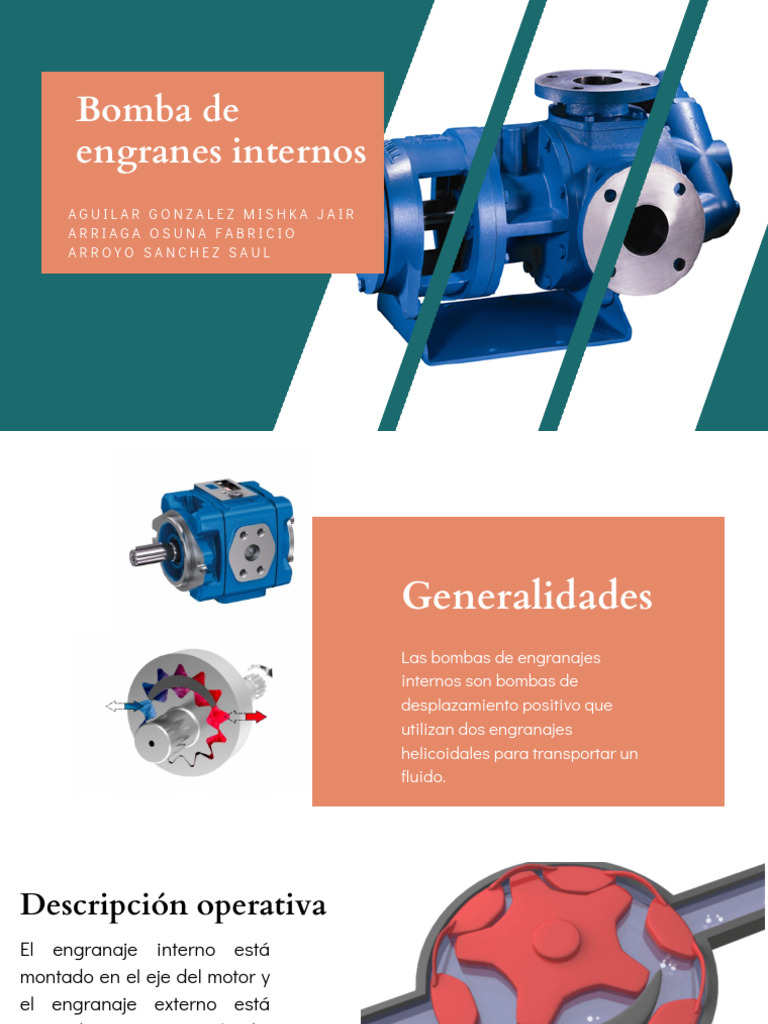 Bombas de Engranajes Internos: Ventajas y Usos | PDF | Engranaje ...