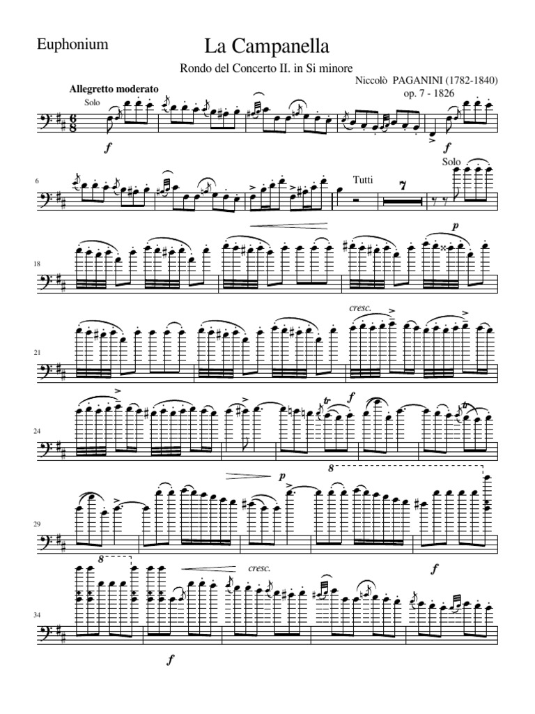 La Camanella Euphonium | PDF