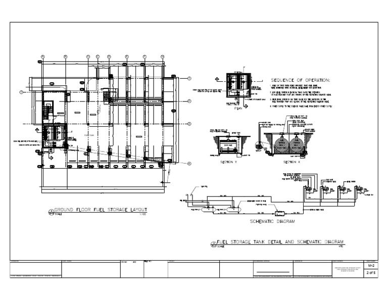 Fuel Storage Floor and Elevation Layout | PDF