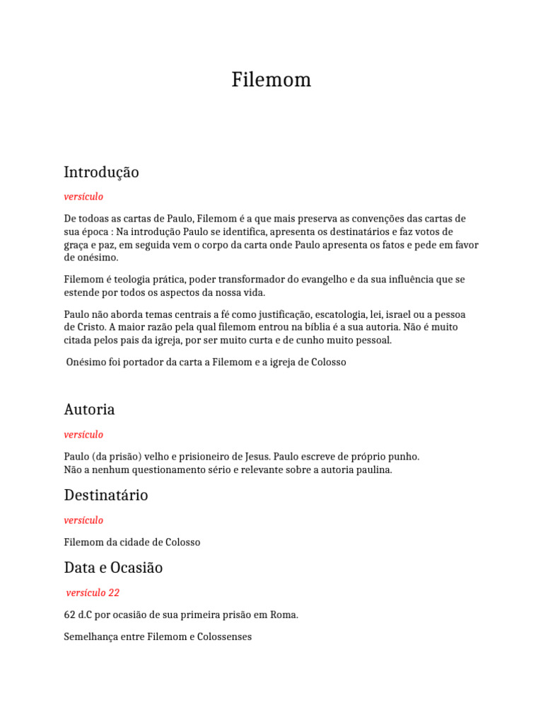 EBD - Panorama de Filemom | PDF