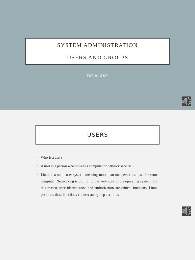 Linux User Management Guide | PDF | User (Computing) | Superuser