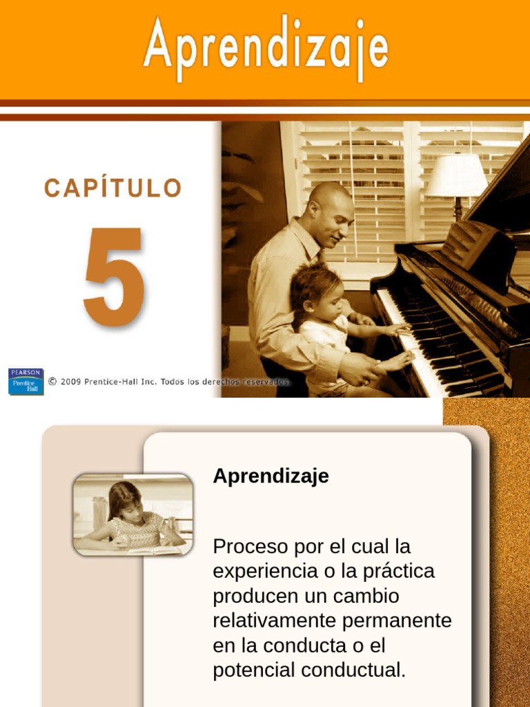 El Aprendizaje .Cap5 Morris | PDF | Aprendizaje | Reforzamiento