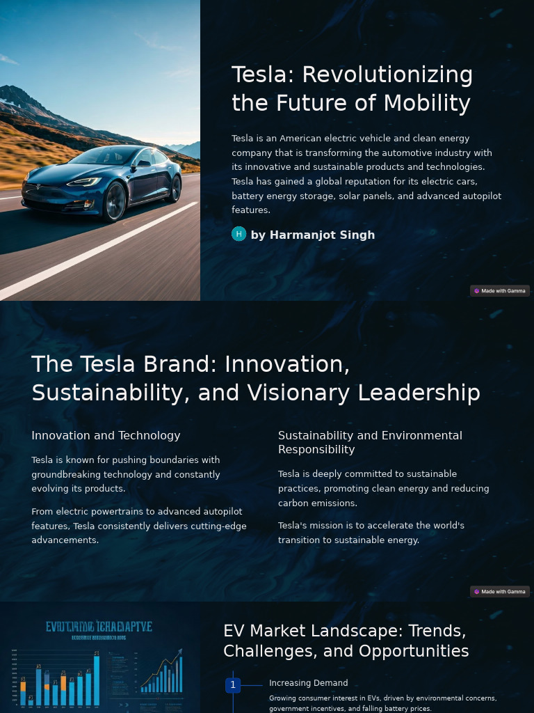 Tesla Revolutionizing The Future of Mobility | PDF | Electric Vehicle ...