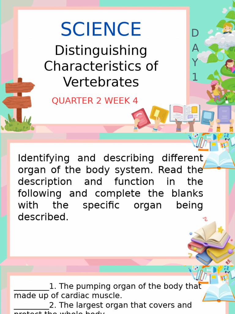 Science 6 Q2-W4 | PDF | Vertebrates | Amphibian