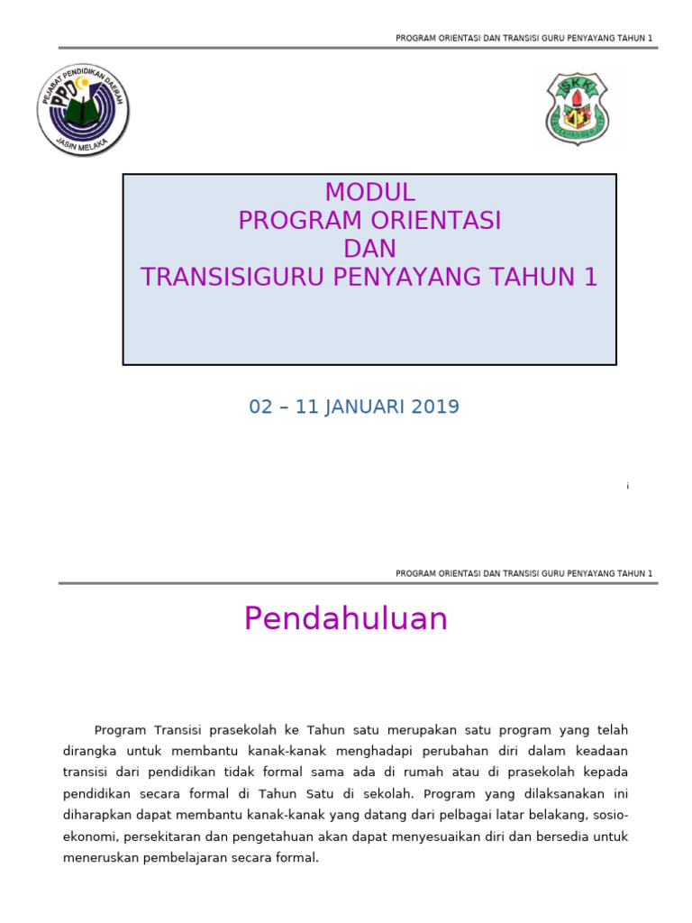 Prog Transisi PPD | PDF