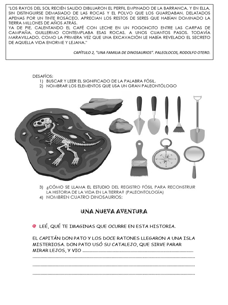 Capítulo 2, "Una Familia de Dinosaurios". Paleolocos, Rodolfo Otero ...