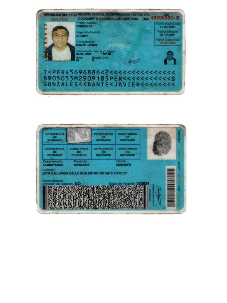 DNI AMBAS CARAS - Compressed | PDF