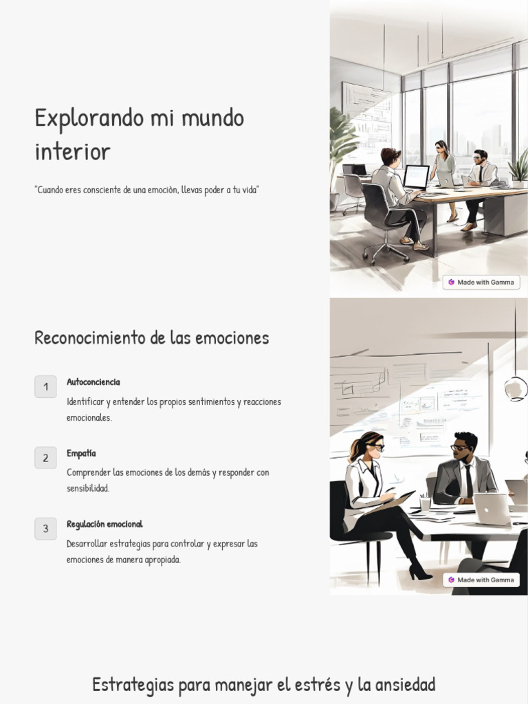 Explorando Mi Mundo Interior | PDF | Las emociones | Empatía