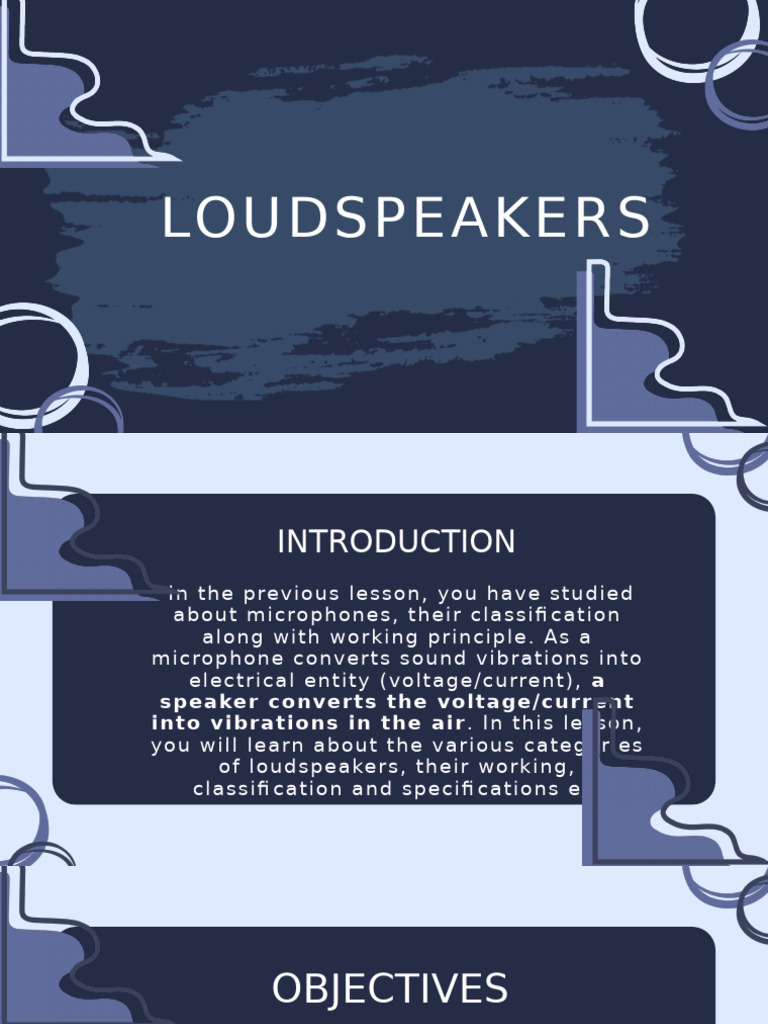 LOUDSPEAKERS | PDF | Loudspeaker | Headphones