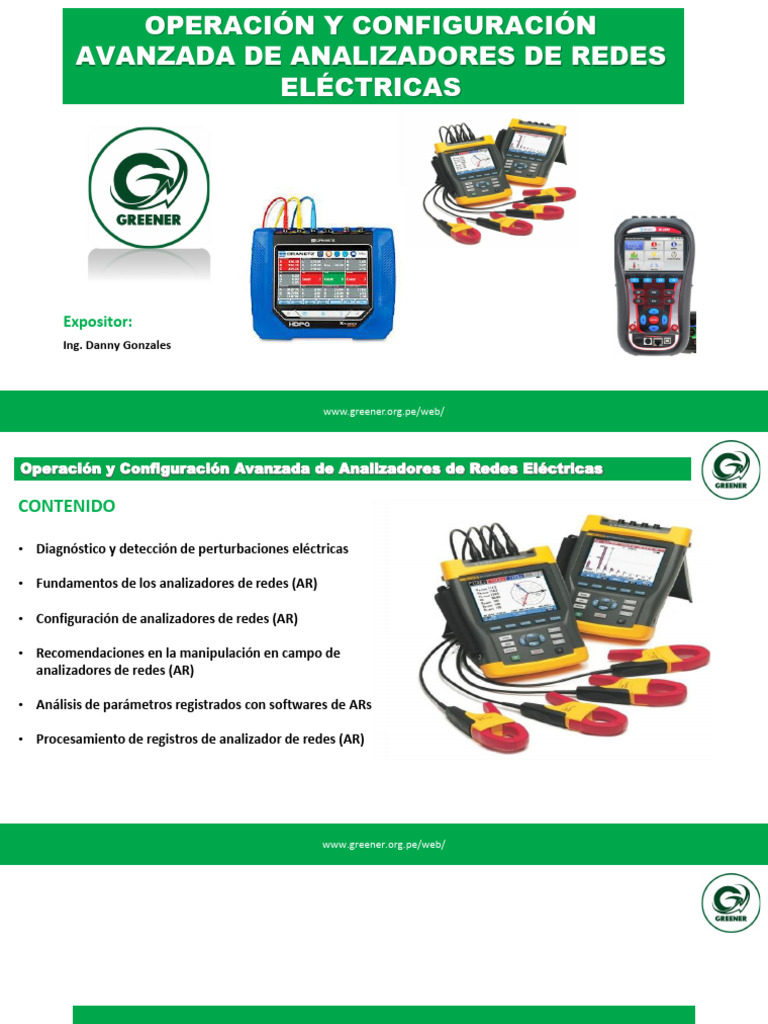 Diapositivas - Taller - Operación y Configuración Avanzada de Analizadores de Redes Eléctricas ...