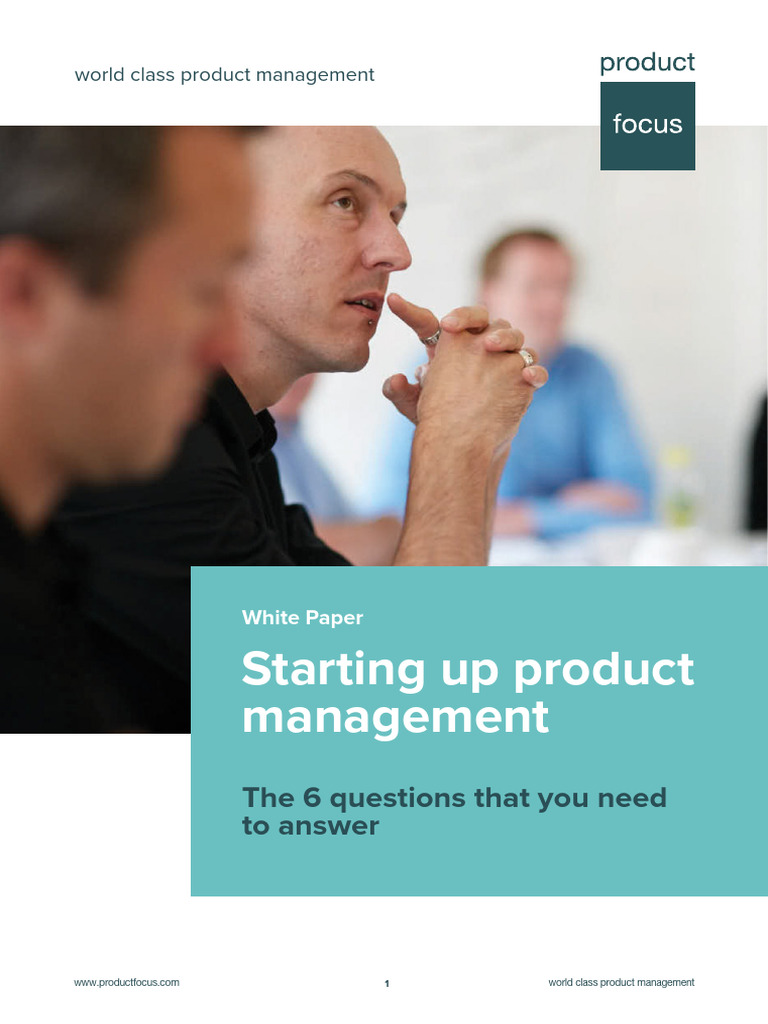 White Paper Starting Up Product Management Draft 0 | PDF | Scrum ...