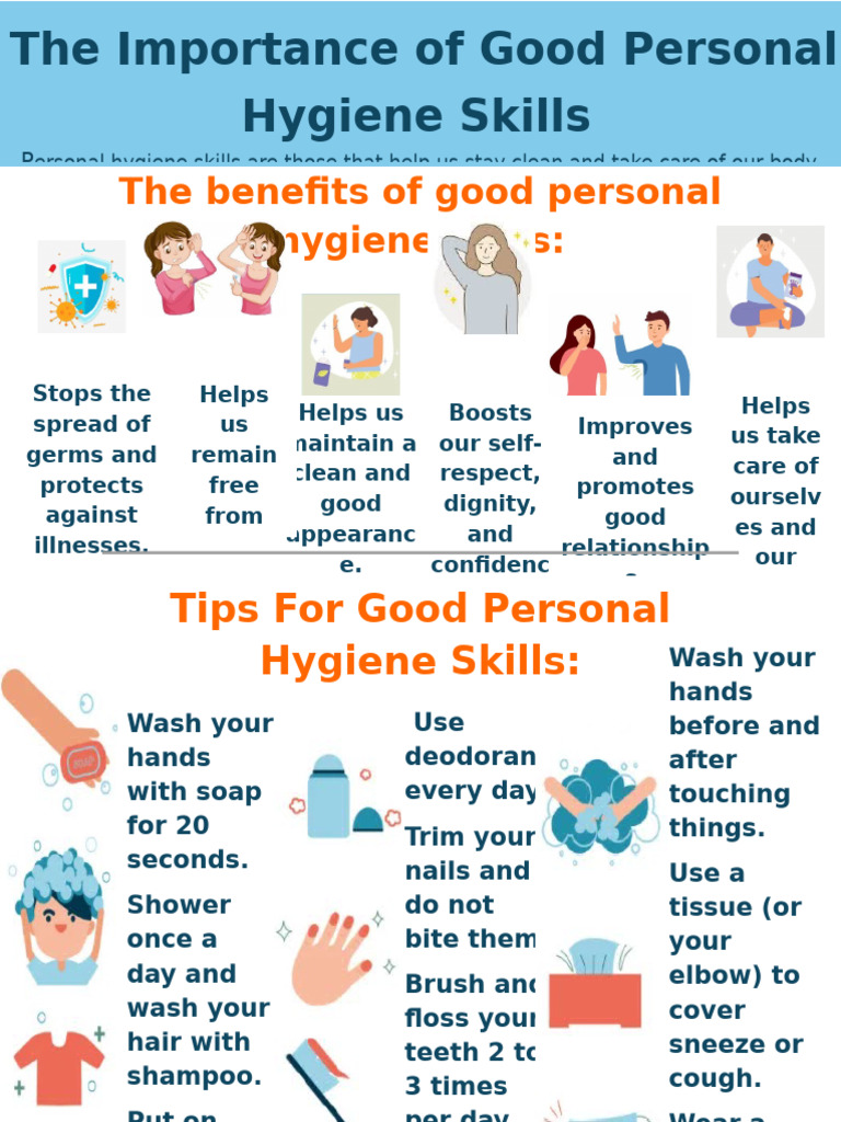 The Benefits of Good Personal Hygiene Skills Handout | PDF