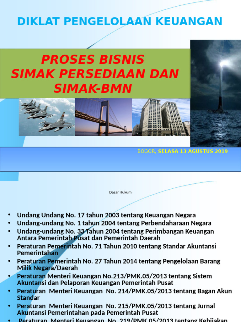 Proses Bisnis Simak Persediaan Dan Simak-Bmn | PDF