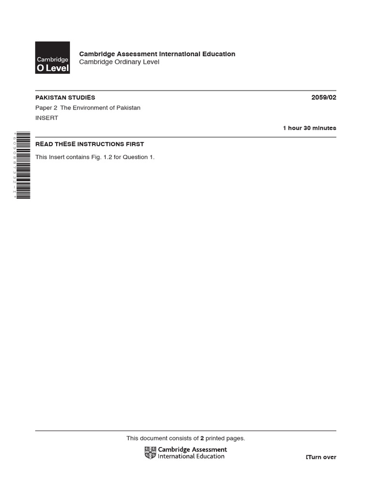 Cambridge Ordinary Level: Cambridge Assessment International Education ...