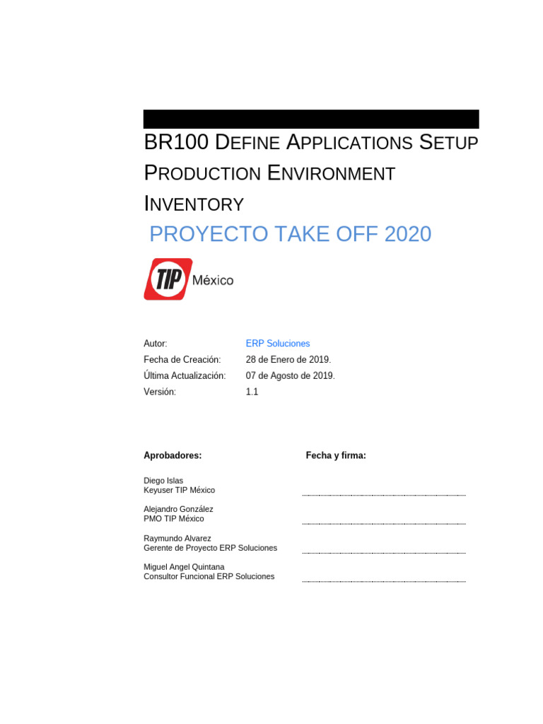 Br100 Tip Mexico Inv | PDF