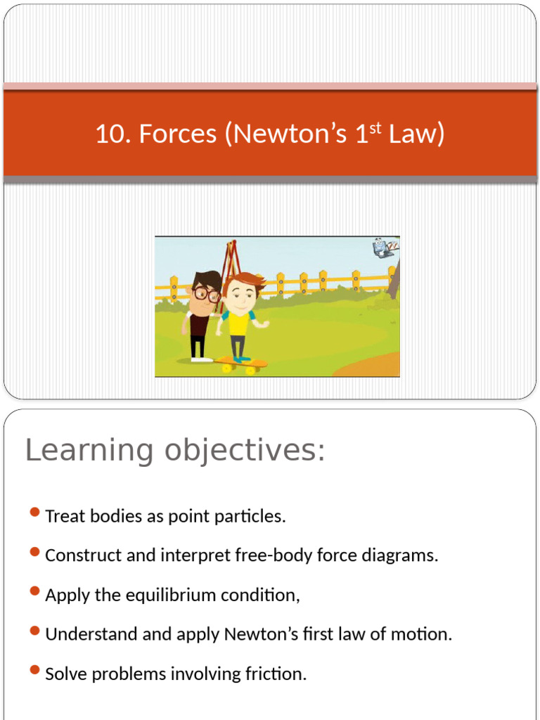 10 Forces (Newton's 1st Law) | PDF | Force | Friction